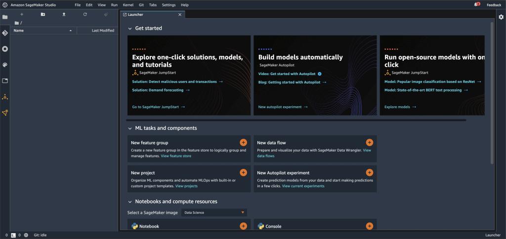 SageMaker Studio Quick Start - Sparrow Computing